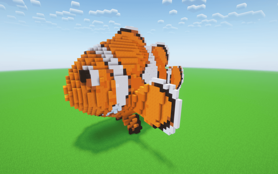 Minecraft Nemo Fish Statue, creation #27953