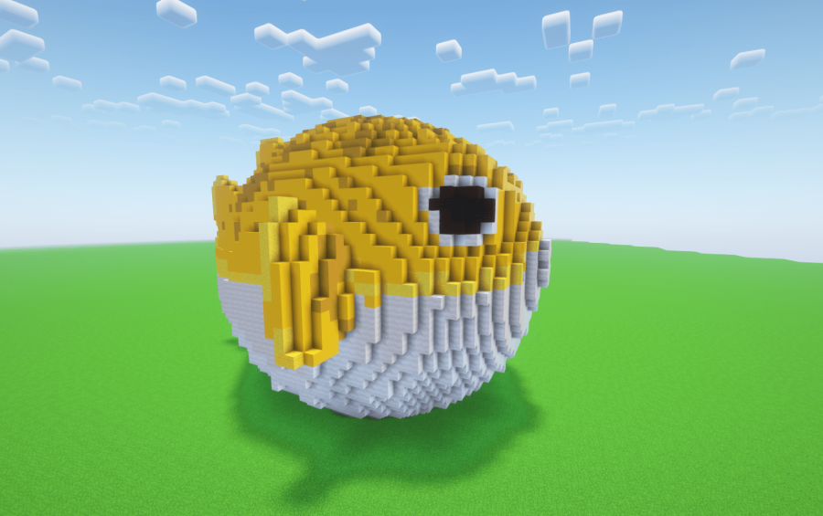 Minecraft Pufferfish Statue, creation #27975