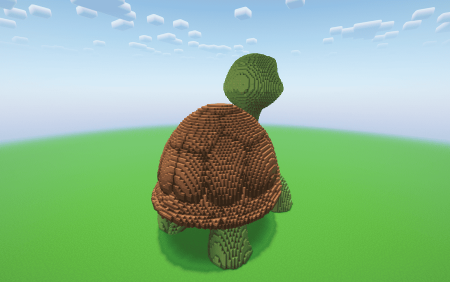 Minecraft Big Turtle Statue, creation #27978