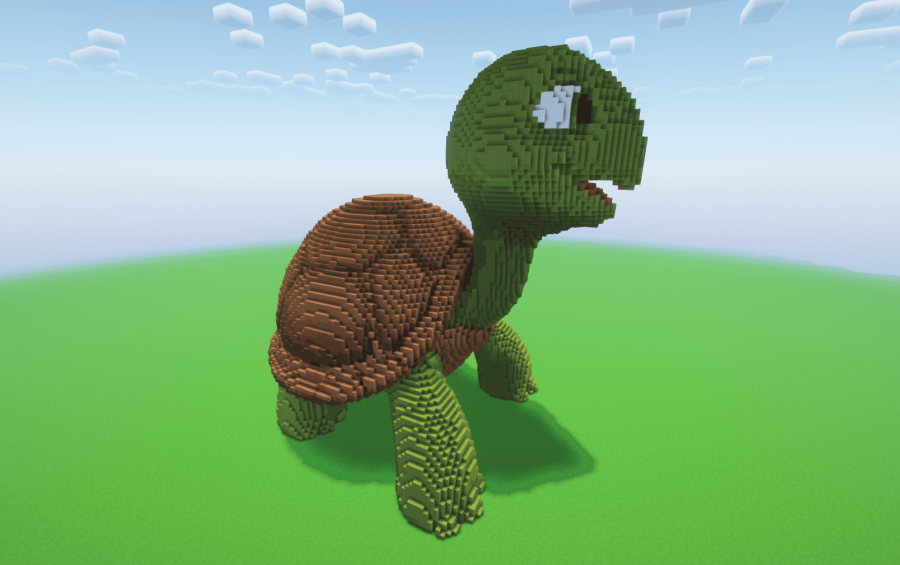 Minecraft Big Turtle Statue, creation #27978