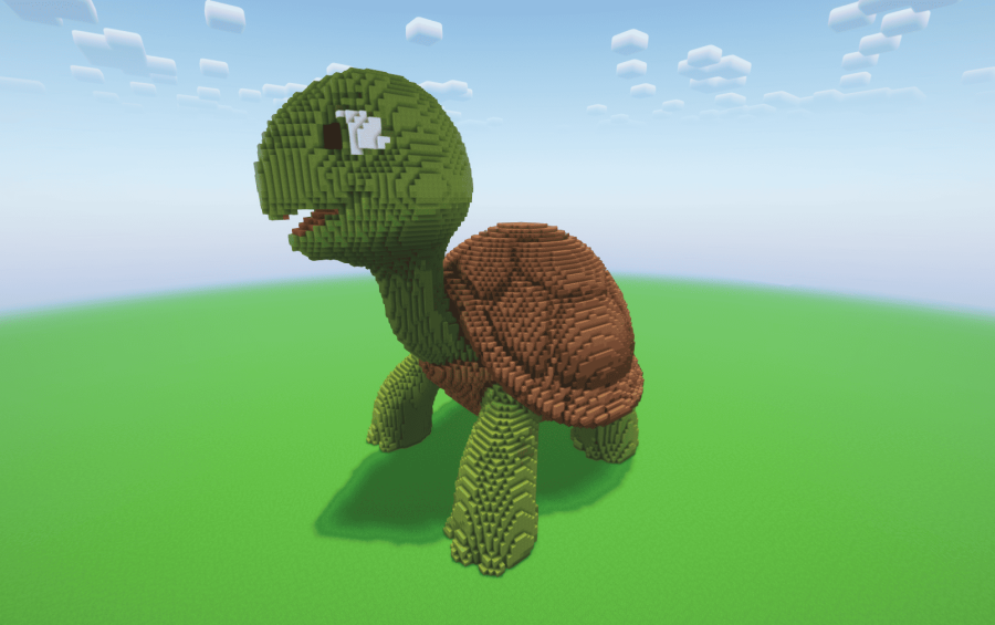 Minecraft Big Turtle Statue, creation #27978
