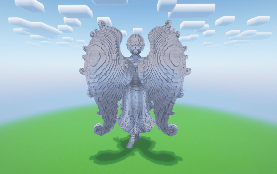 Minecraft Angel 13 Statue ( FREE ), creation #28007