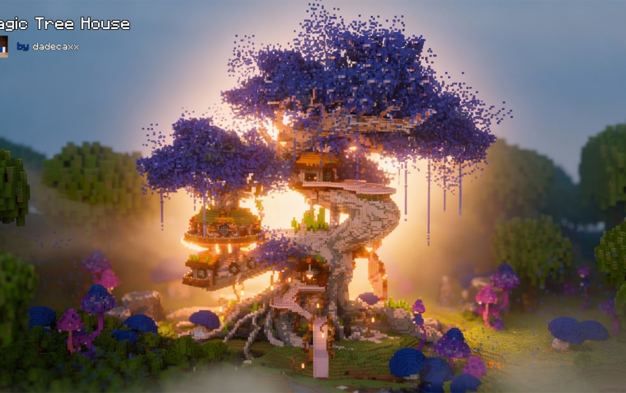 Magic Tree House | Minecraft House and Shop #28053