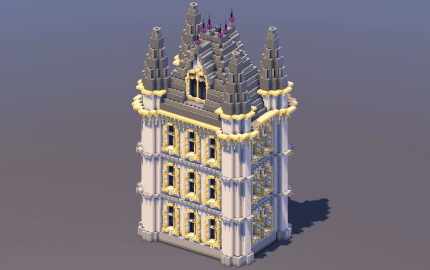 Gothic Castle Tower 3, creation #28064