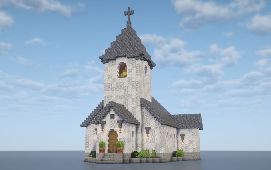Old Church - Fully Decorated Interior, creation #28072
