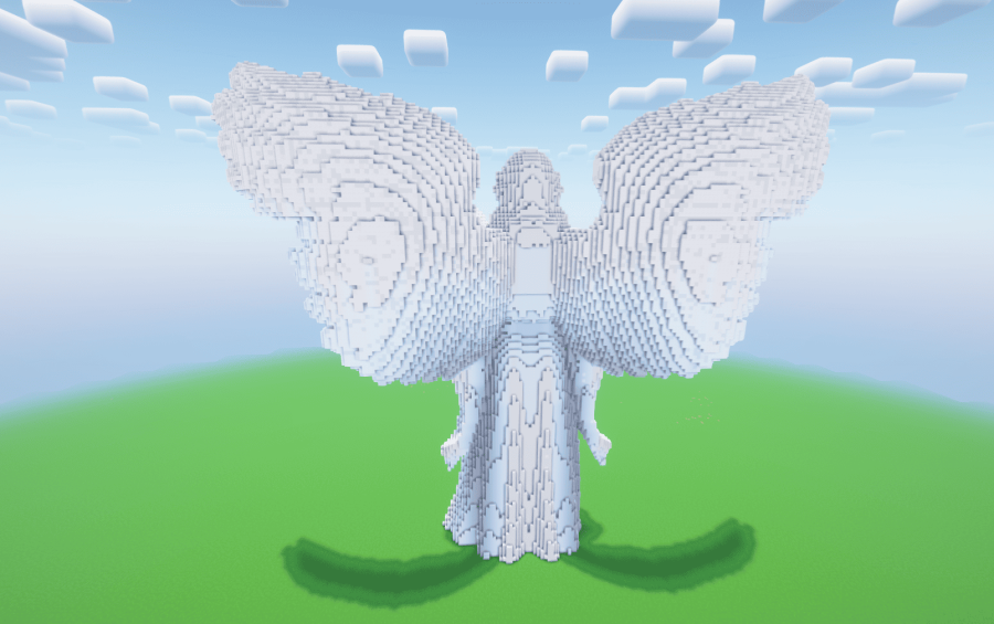 Minecraft Angel 14 Statue ( FREE ), creation #28115