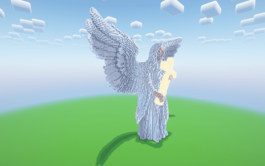 Minecraft Angel 14 Statue ( FREE ), creation #28115