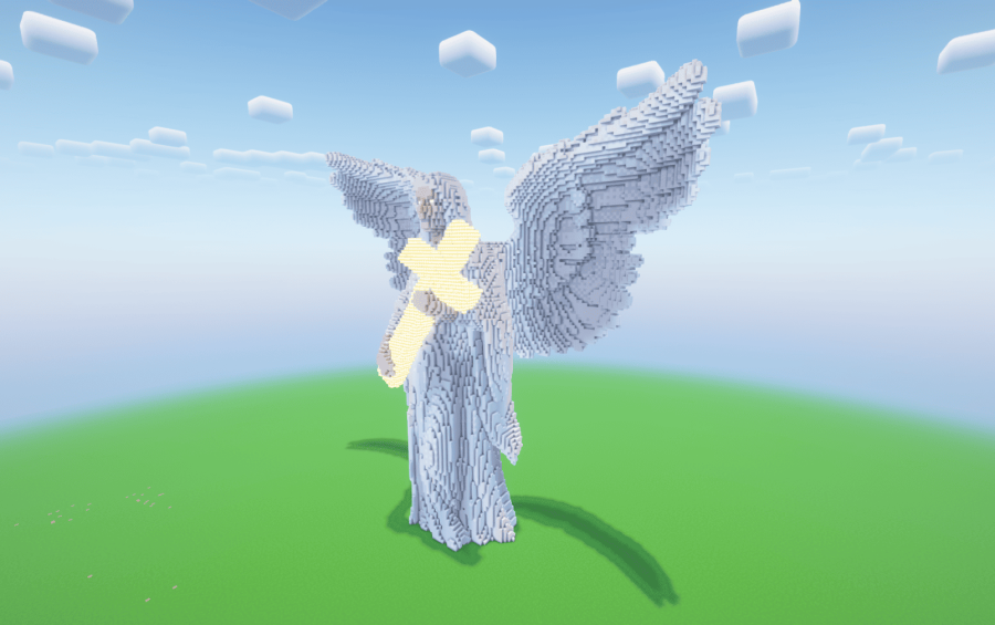 Minecraft Angel 14 Statue ( FREE ), creation #28115