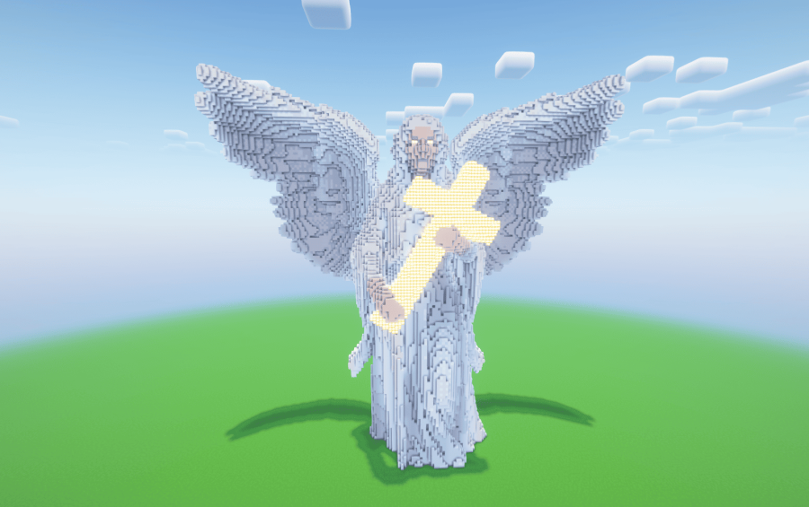 Minecraft Angel 14 Statue ( FREE ), creation #28115