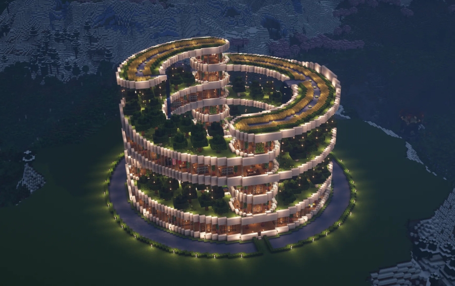 Modern Circle House, creation #28126