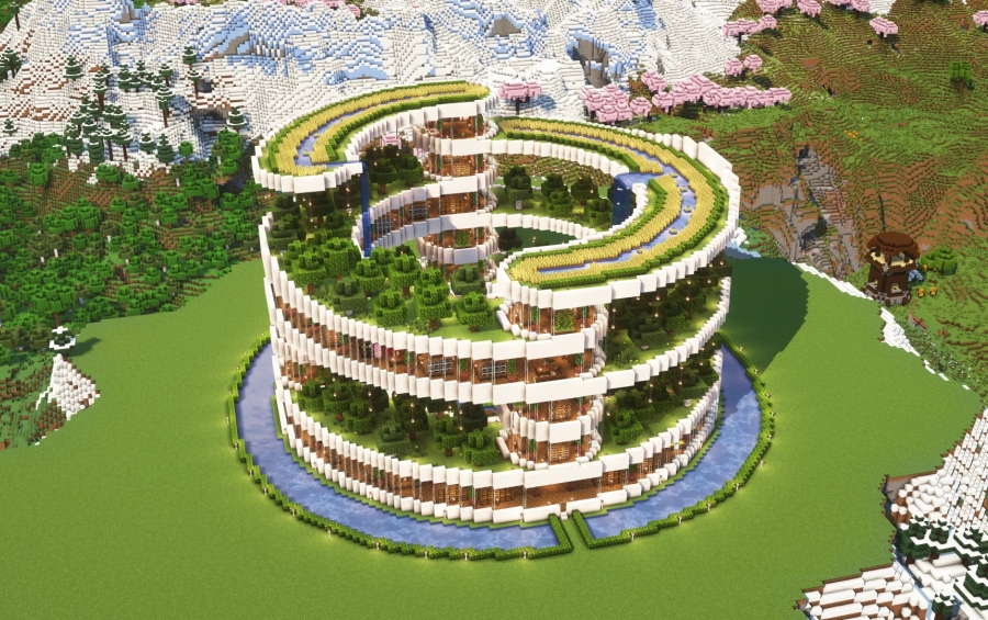 Modern Circle House, creation #28126