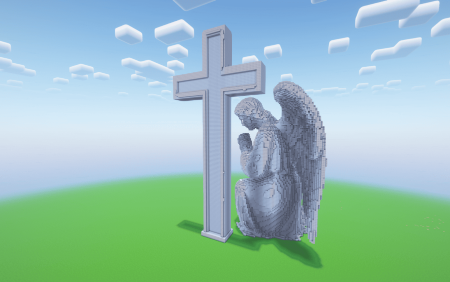 Minecraft Angel 15 Statue ( FREE ), creation #28166