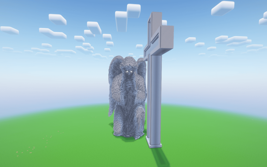 Minecraft Angel 15 Statue ( FREE ), creation #28166