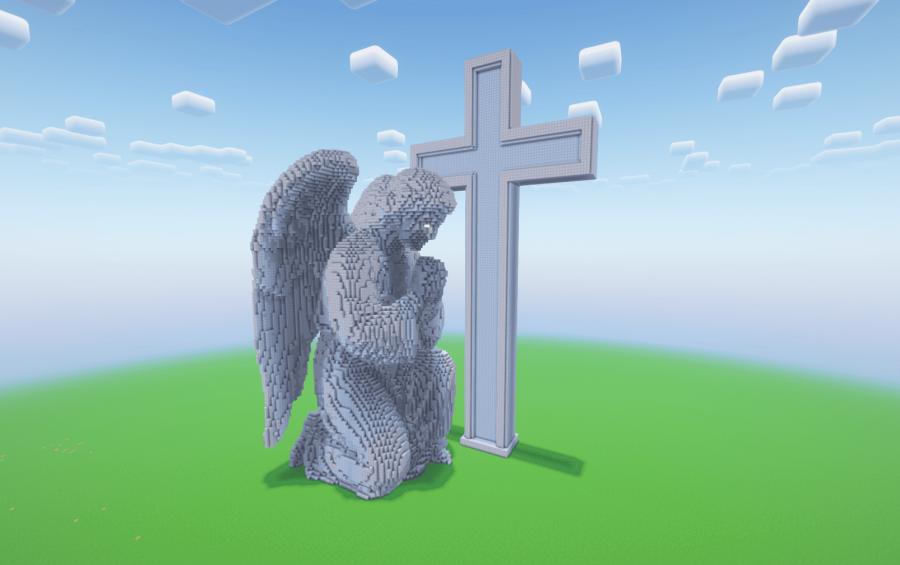 Minecraft Angel 15 Statue ( FREE ), creation #28166