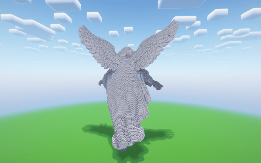 Minecraft Angel 16 Statue ( FREE ), creation #28167