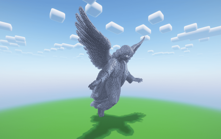 Minecraft Angel 16 Statue ( FREE ), creation #28167