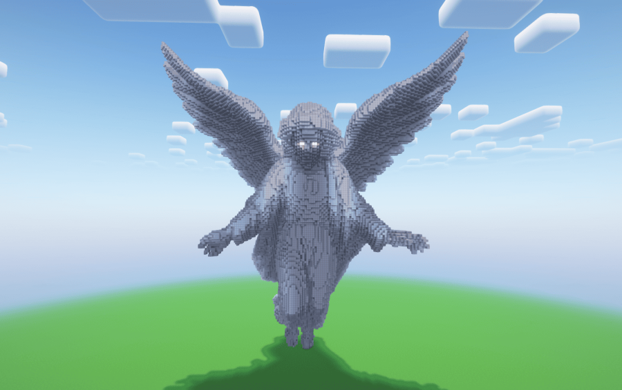 Minecraft Angel 16 Statue ( FREE ), creation #28167