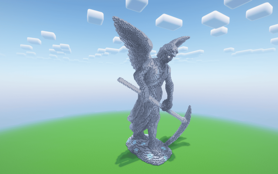 Minecraft Angel 17 Statue ( FREE ), creation #28168