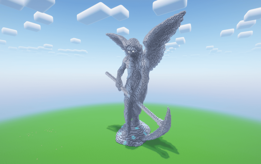 Minecraft Angel 17 Statue ( FREE ), creation #28168