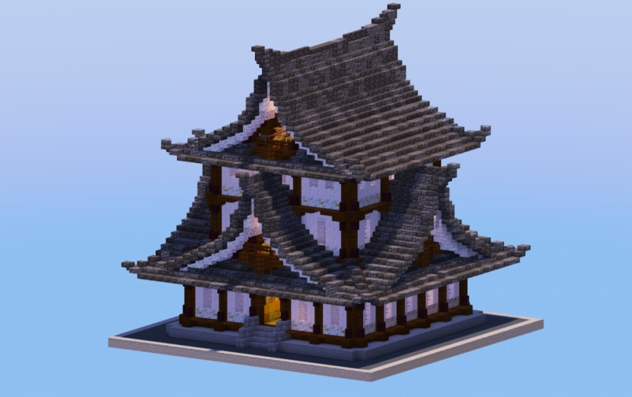 Japanese Temple | Minecraft Temple #28225