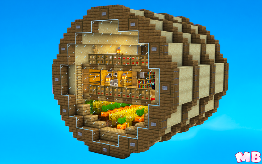 Wooden Barrel House | Minecraft House and Shop #28384