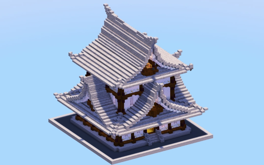 Japanese Temple Gray Version, creation #28390