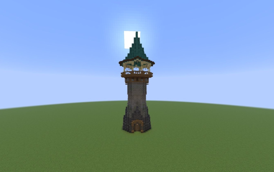 Stone Fantasy Watchtower - Minecraft Build | Minecraft Tower #28409