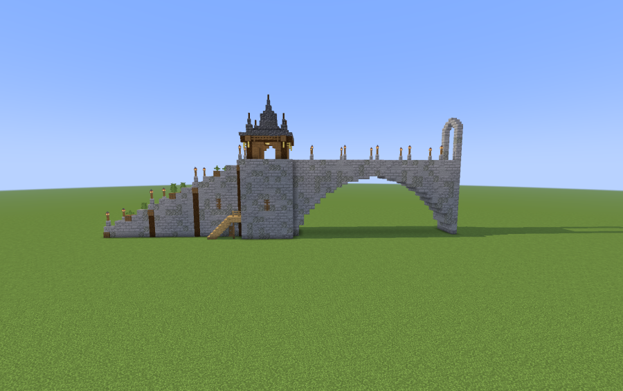 Stone bridge v1 | Minecraft Castle #28430