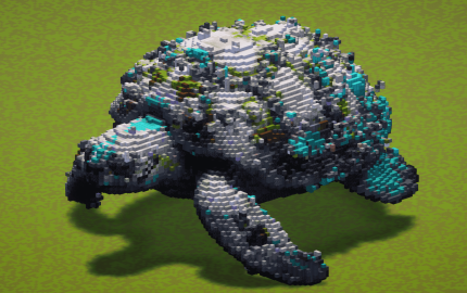 Sea Turtle Statue | Minecraft Miscellaneous Build #28493