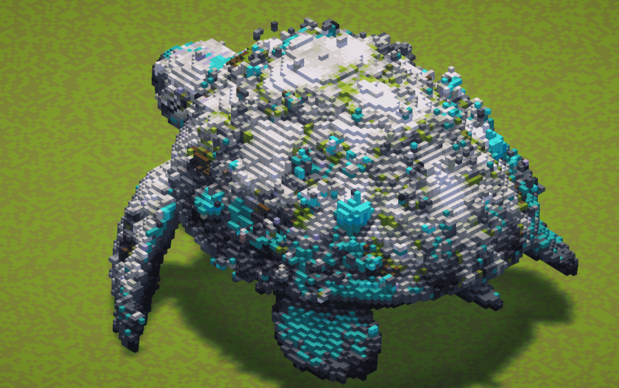 Sea Turtle Statue | Minecraft Miscellaneous Build #28493
