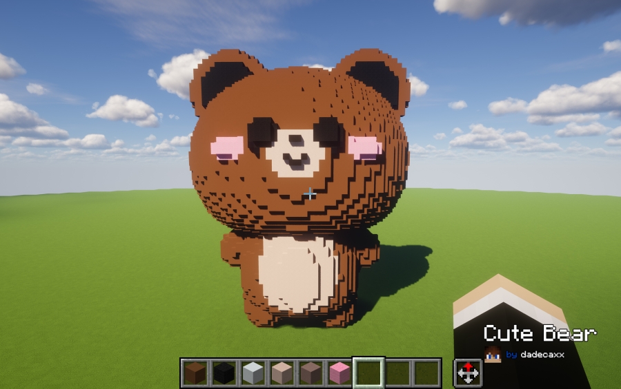 （Free Download）Cute Bear | Minecraft Miscellaneous Build #28531