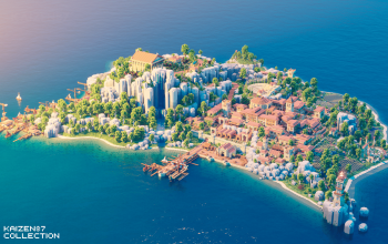 Minecraft Towns | Town Builds, Villages and Urban Schematics