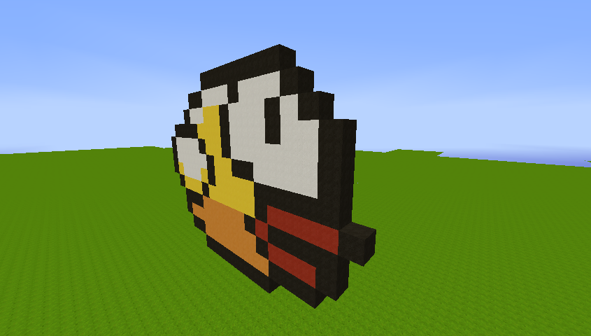 Flappy bird | Minecraft Pixel Art #3006
