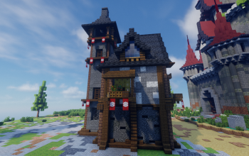 Minecraft Medieval Creations | Medieval Houses, Castles and Builds