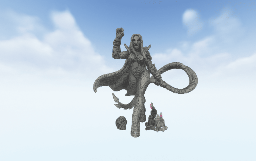 FREE Vampire Matriarch Download | Minecraft Statue and Sculpture #30225