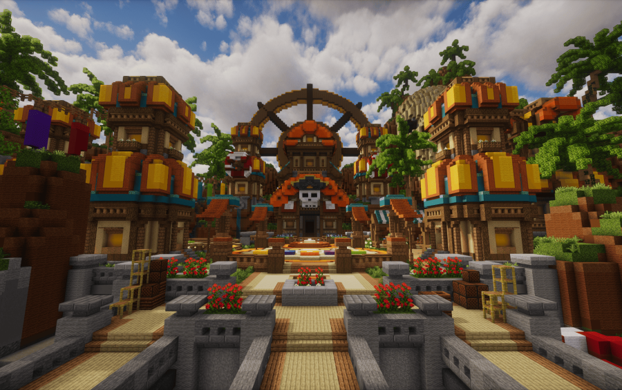 Golden Tide Spawn | Minecraft Town #30500