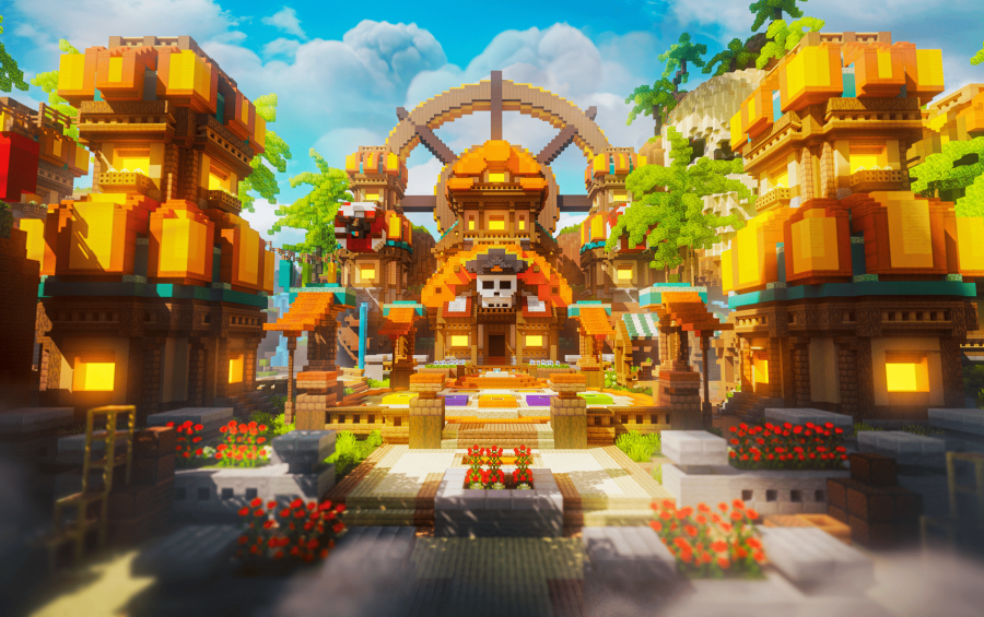 Golden Tide Spawn | Minecraft Town #30500