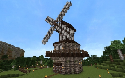 Tudor Style Windmill, creation #3301
