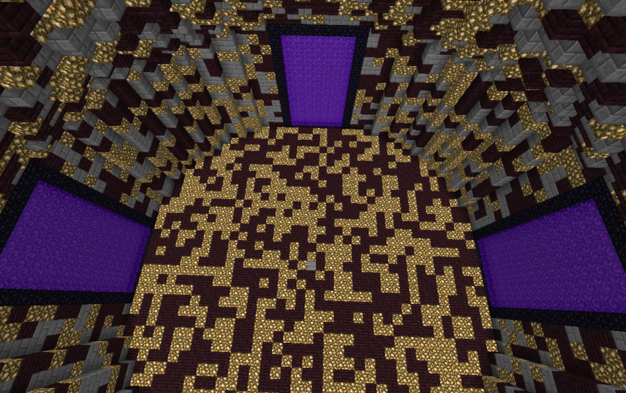 6 Portal Server Hub | Minecraft Miscellaneous Build #4023