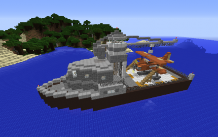 Tide Farer Class Mk.1 Seaplane Tender | Minecraft Boat #4135