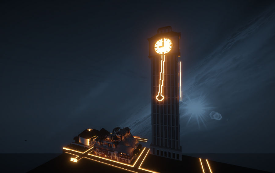 Sky Clock Tower | Minecraft Tower #4159