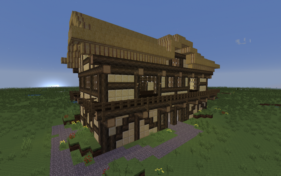 thatched house | Minecraft House and Shop #4289