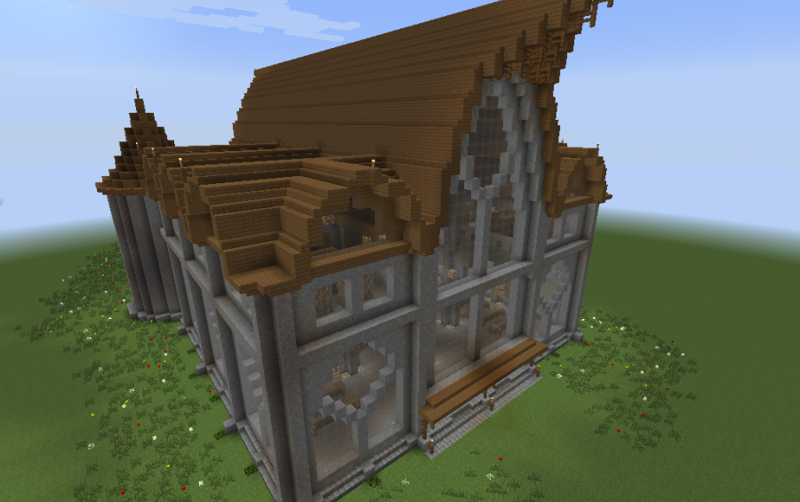 Basic Monastery | Minecraft Miscellaneous Build #4707