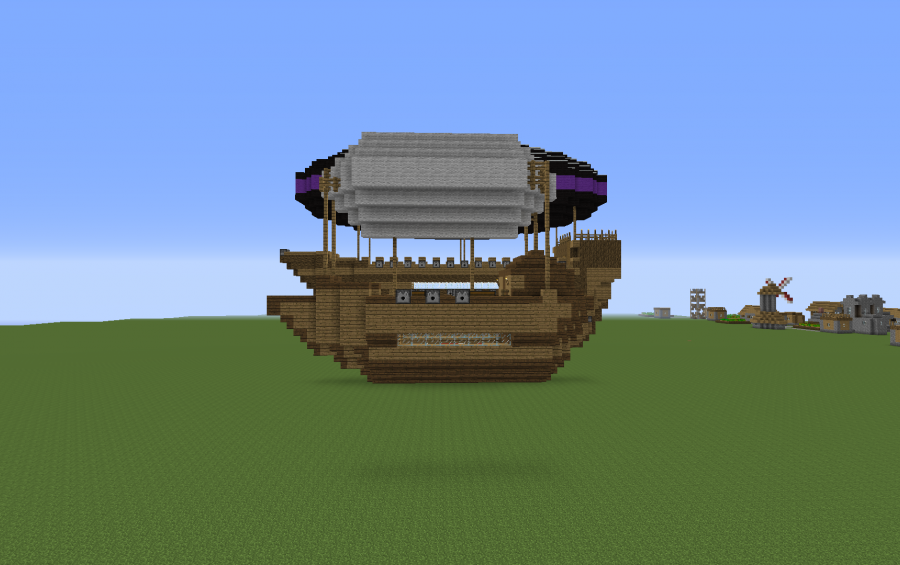 Small Airship | Minecraft Flying Machine #6428