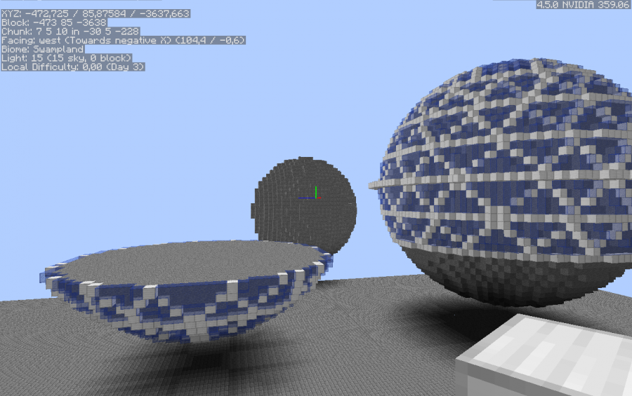 Geodesic sphere | Minecraft Miscellaneous Build #6732
