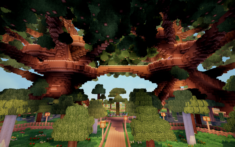 Double Treehouse | Minecraft Miscellaneous Build #7340
