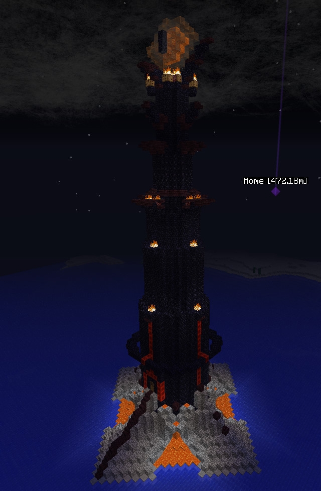 Eye of Sauron (Barad-Dur) | Minecraft Tower #7372