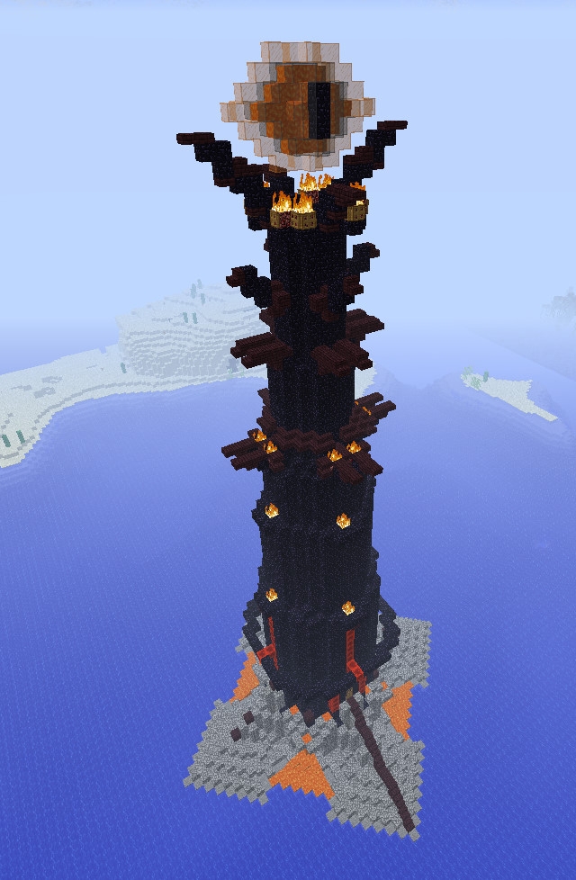 Eye of Sauron (Barad-Dur) | Minecraft Tower #7372