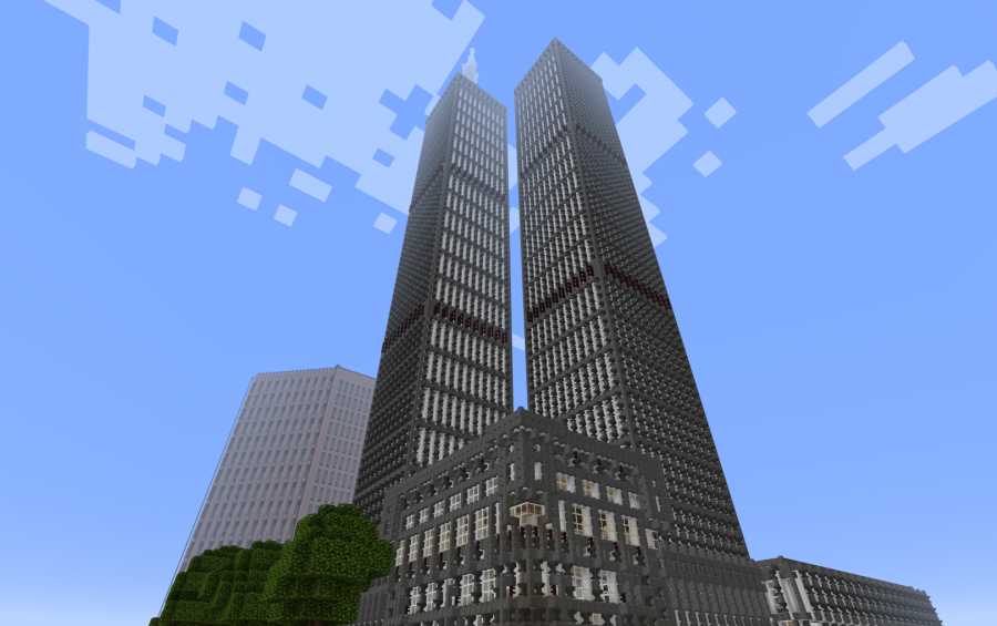 The Twin Towers of the S.H. Toinne Center | Minecraft Tower #7519