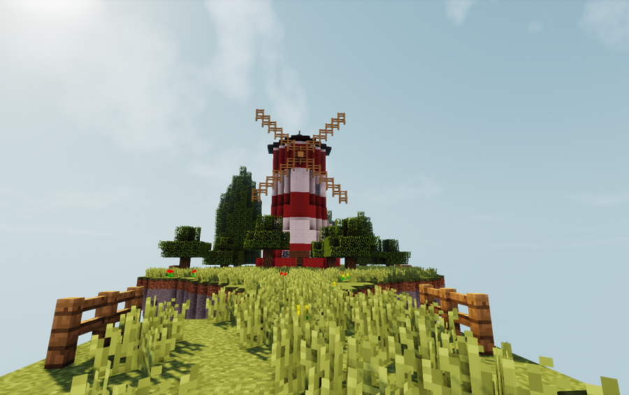 Gorillaz - Windmill | Minecraft Floating Island #7674